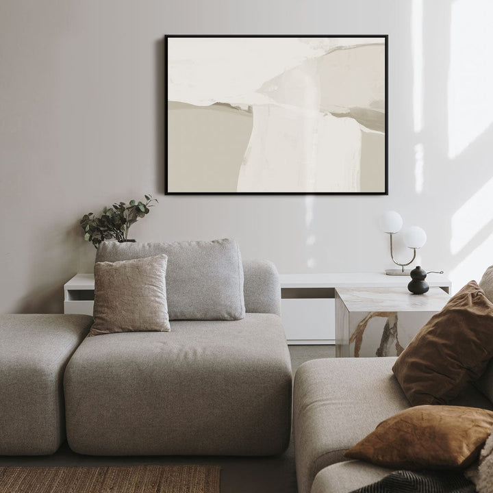 Always Moving Abstract Canvas Art | Green Lili