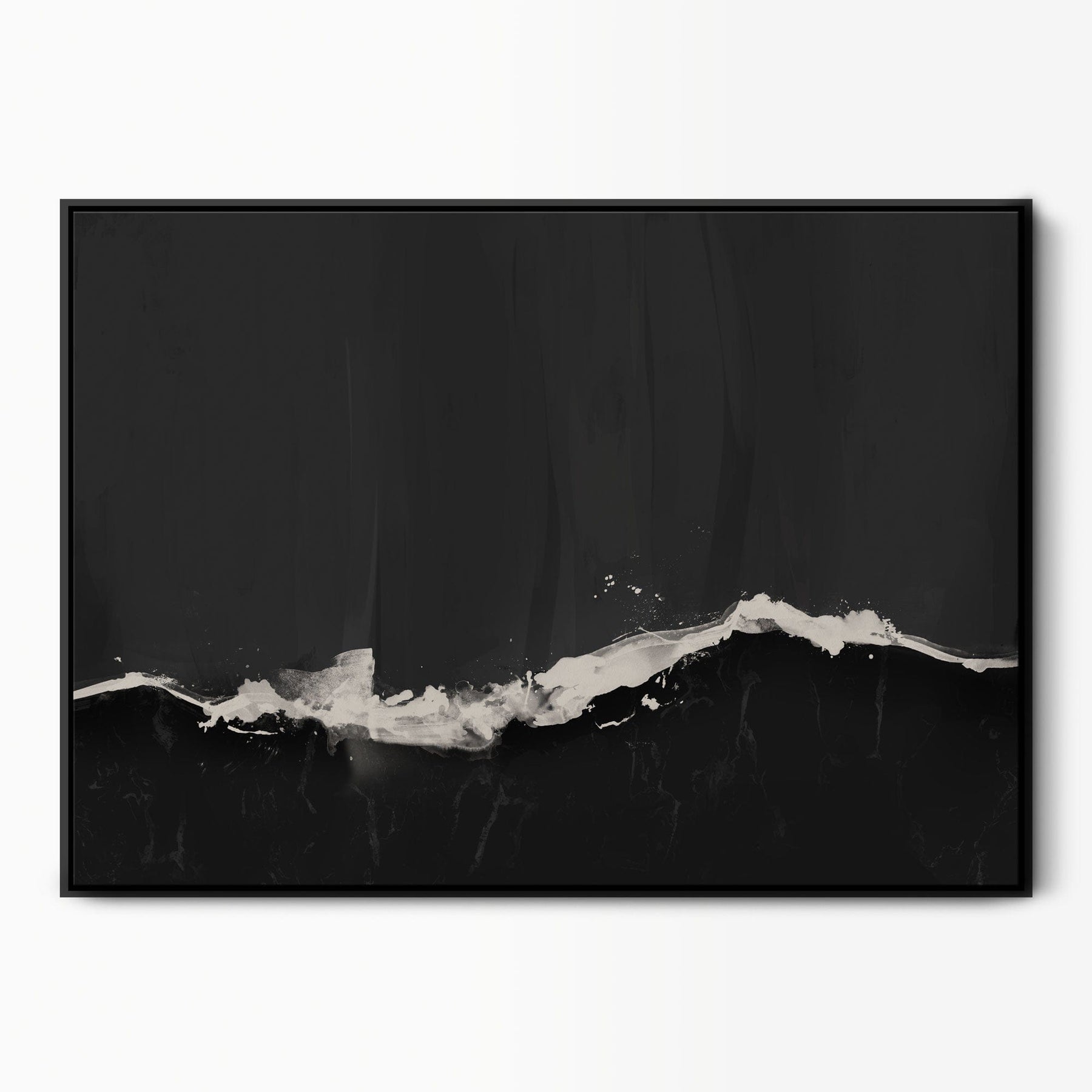 Deep Connection Abstract Canvas Art | Green Lili