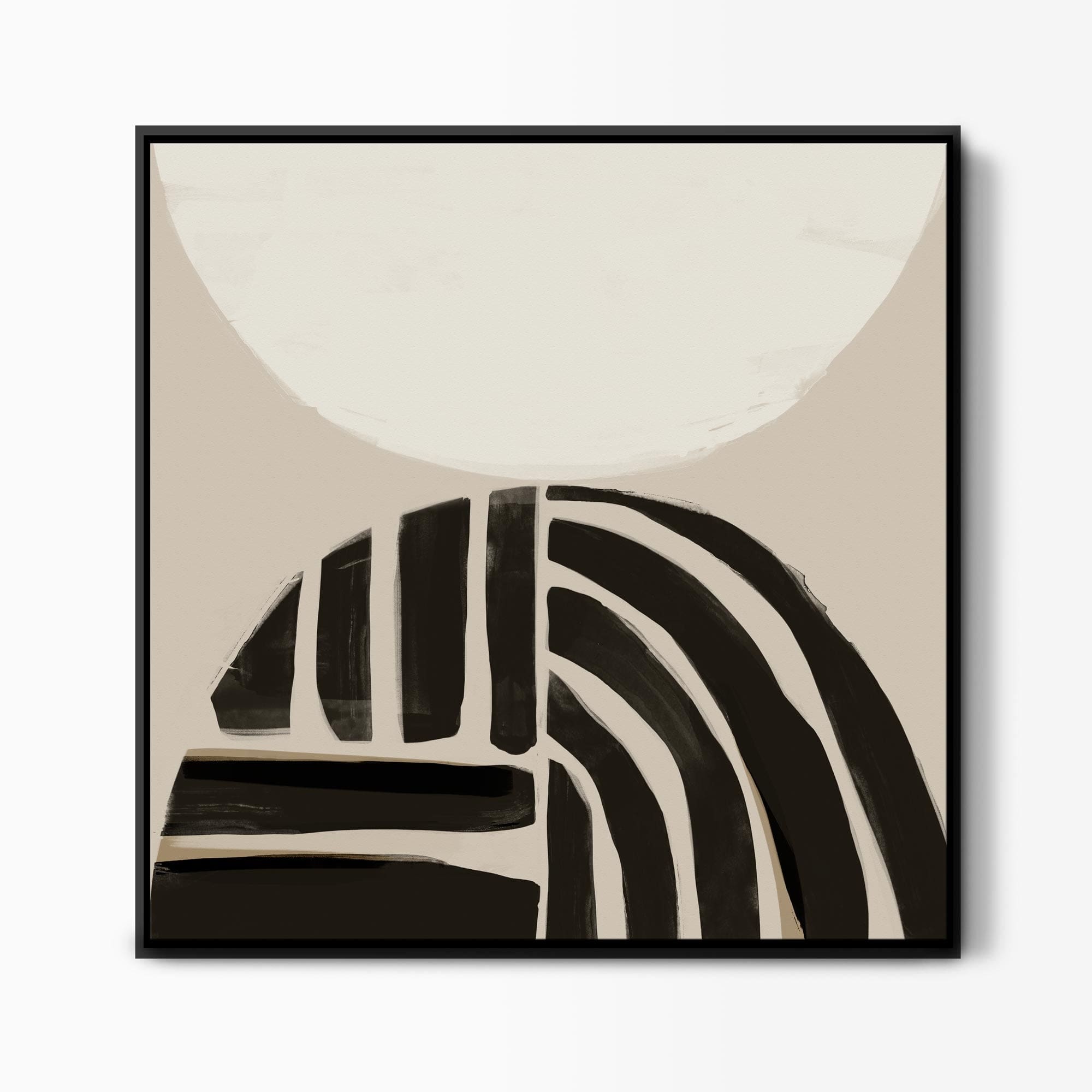 Sol-Mates Abstract Boho Canvas Art | Green Lili