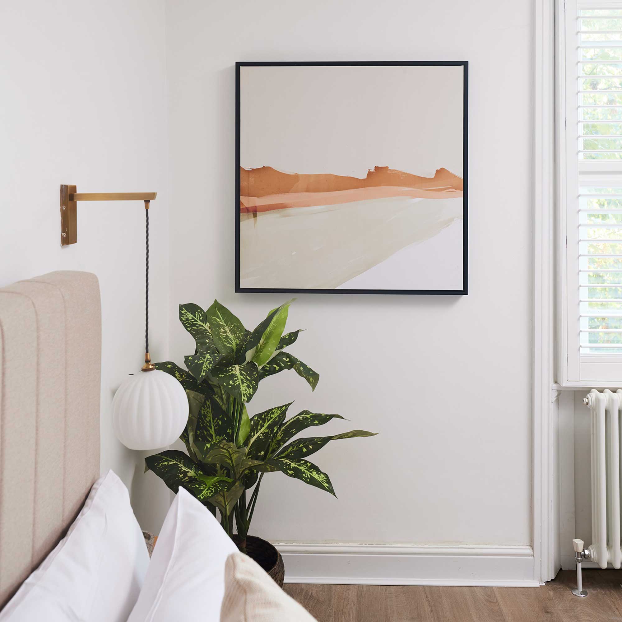 Forever Wandering Abstract Desert Canvas Art | Green Lili